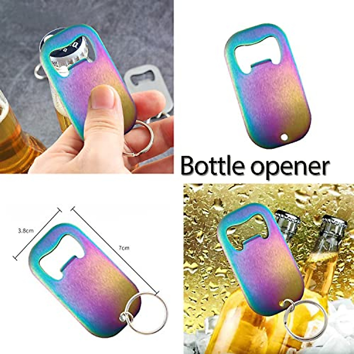 Oyster Shucking Knife and Gloves,Oyster Knife Shucker Set Stainless Steel Clam Shellfish Seafood Opener Kit Tools (2knifes+1Glove+1Cloth+1Bottle opener)