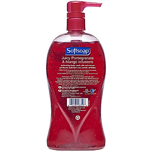 Softsoap Body Wash, Pomegranate & Mango Pump, 32 Ounce