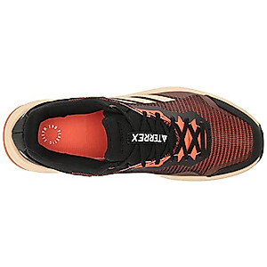 adidas Men's Terrex Trailrider Trail Running Shoe, Impact Orange/White/Black, 10