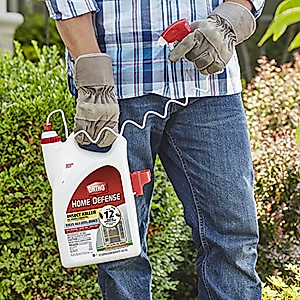 Ortho Home Defense Insect Killer for Indoor & Perimeter2 Ready-To-Use - With Trigger Sprayer, Long-Lasting Control, Kills Ants, Cockroaches, Spiders, Fleas & Ticks, Non-Staining, Odor Free, 1 gal.