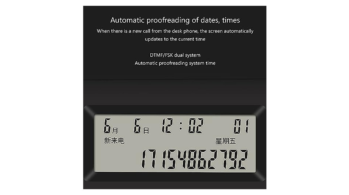 Caller Display Corded Phone for Home & Office