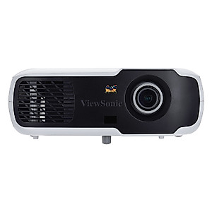 ViewSonic PA502S 3500 Lumens High Brightness SVGA Projector for Home and Office with HDMI and Optical Zoom,Black/white