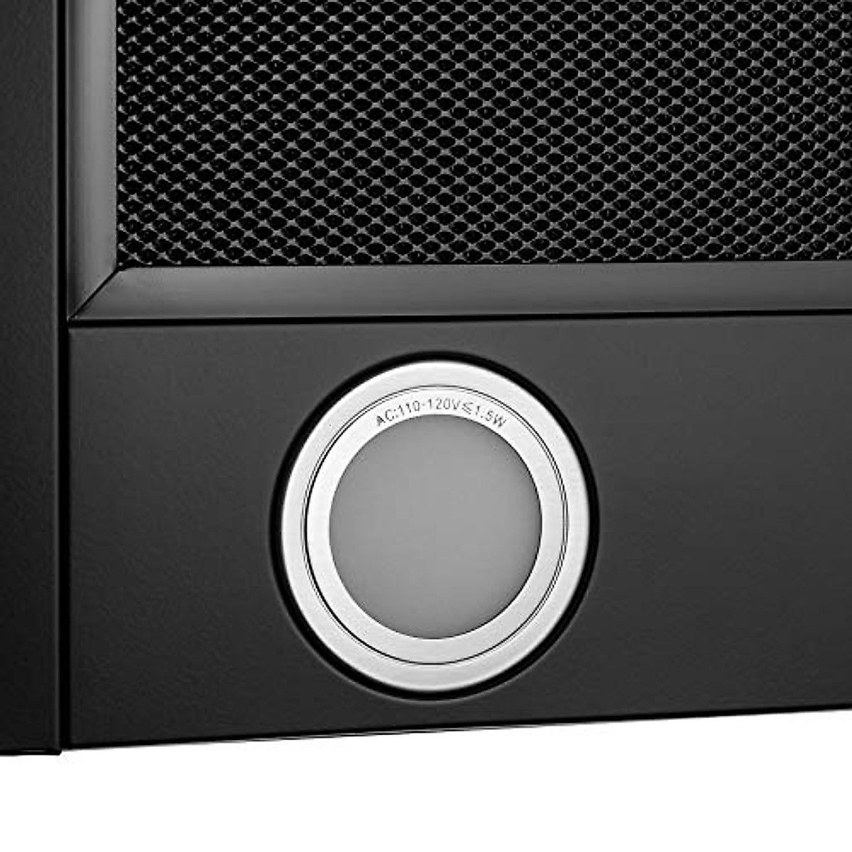 AKDY 30 in. Convertible Kitchen Wall Mount Range Hood with Carbon Filters in Black Painted Stainless Steel