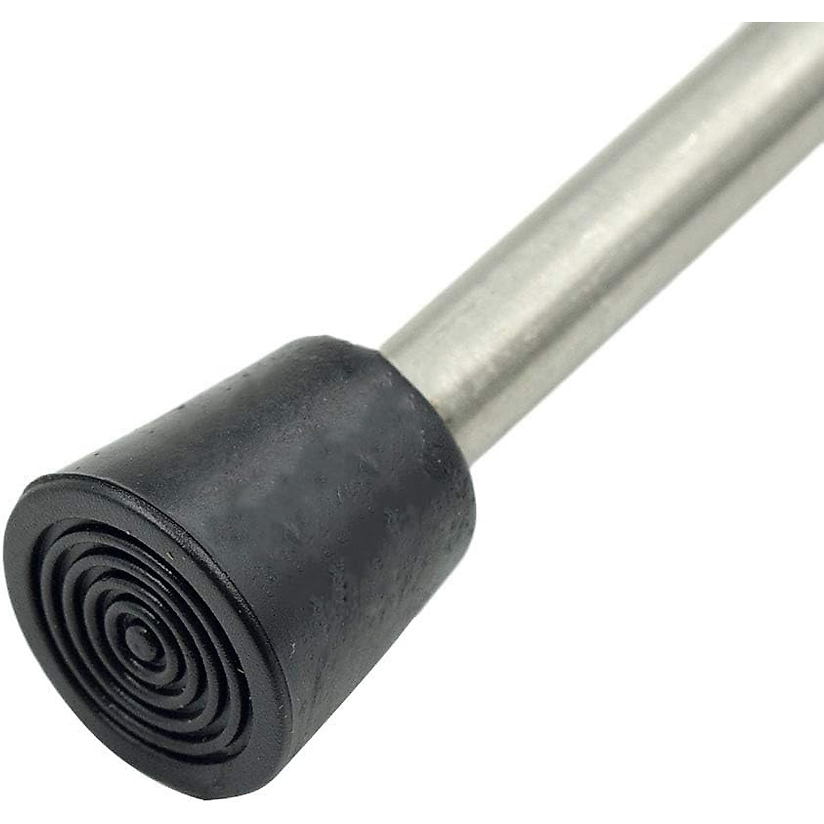 Rannb Extra Long Door Stopper Wall Mount Door Stop Bumper with Rubber Tip 250mm/10" Total Length - Pack of 2