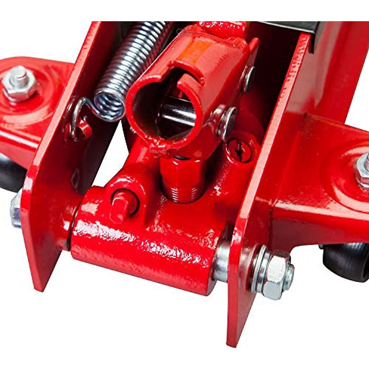 BIG RED TAM825051 Torin Hydraulic Low Profile Trolley Service/Floor Jack with Single Piston Quick Lift Pump, 2.5 Ton (5,000 lb) Capacity, Red