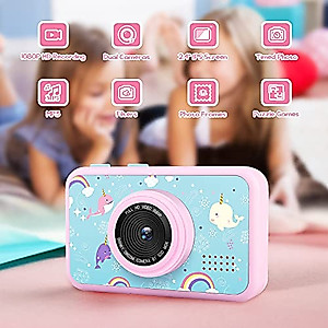 Digital Baby Camera for Kids Teens Boys Girls Adults 40MP 1080P Dual Lens MP3 Compact Mini Camera Kid Camera for Kids Student