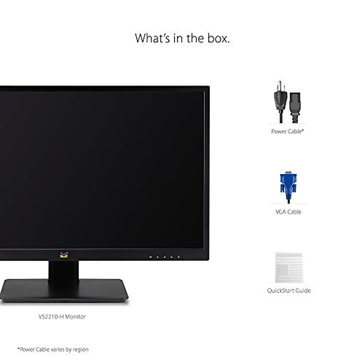 ViewSonic VS2210-H 22 Inch 1080p IPS Monitor with Mega Dynamic Contrast Ratio, Blue Light Filter, and HDMI