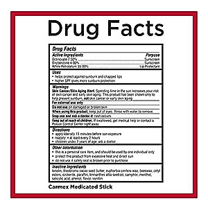 Carmex Classic Medicated Lip Balm Pack, Lip Moisturizer for Chapped Lips, 7 Count (6 Tubes and 1 Stick)