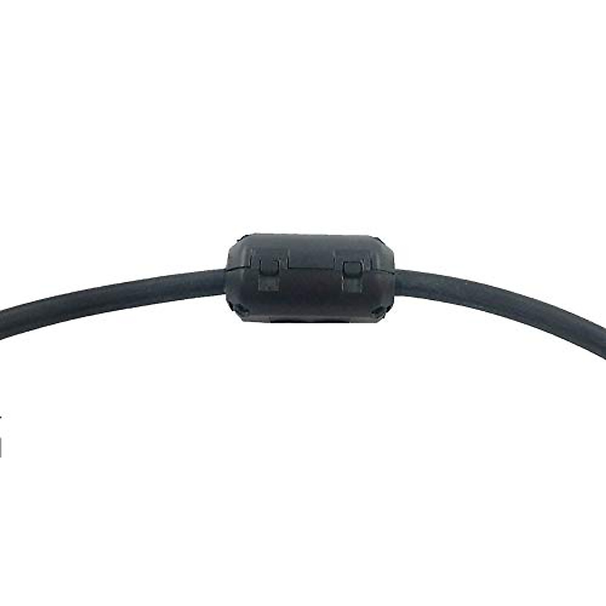 (Pack of 20pcs) Clip-on Ferrite Ring Core RFI EMI Noise Suppressor Cable Clip for 3mm/ 5mm/ 7mm/ 9mm/ 13mm Diameter Cable, Black