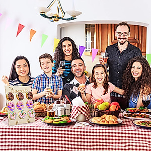 Akamino 2 Pieces Donut Display Wall Stand Wood Doughnut Holder Reusable Donut Wall with Feet for 9 Donuts Dessert Table Decoration Supplies for Weddings,Birthday Parties,Baby Showers