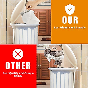 10 Pack Vacuum Bags Replacement parts for irobot Roomba, Compatible with All Roomba i & s & j Seriem Vacuum Cleaner, Clean Base i1 i1+ i3 i3+ i4 i4+ i6 i6+ i7 i7+ j7 j7+ i8 i8+ S9 S9+ Automatic Dirt