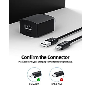 AC Adapter Fit for Nintendo NES Classic Edition 2016,Super NES Classic 2017,Playstation Classic Console with 5Ft Micro USB Charger Cord Cable Power Supply