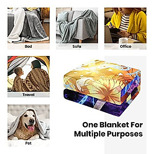 Blanket Soft Weighted Throw Blankets Decorative Bed Blanket for Sofa Couch Chair Bed Cover, Warm Cozy for Bedroom Sofa Travel Camping S 60"x50"
