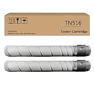 FLOAPA TN516 Toner Cartridge Use for Konica Minolta Bizhub 458e 558e 658e Printers