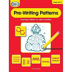 Didax Educational Resources Book Pre-Writing Patterns, Multi