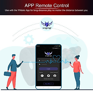 Vibrating Dildo, Wildolo APP/Remote/Key 3 in 1 Control Anal Dildo, Flexible Vibrator Dildo with 10 Vibration Modes & Wireless APP Bluetooth Control, Rechargeable Adult Sex Toy for Couple and Women