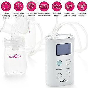 Spectra - 9 Plus Portable Electric Breast Milk Pump for Baby Feeding