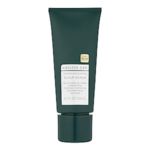 Kristin Ess Hair Instant Exfoliating Scalp Scrub for Build Up and Dandruff + Soothing, Hydrating + Rebalancing Dry Scalp Treatment, Non Drying, Cleanse + Detox, Vegan, Color Safe, 6.7 fl oz