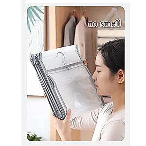 TEGOOL Hanging Closet Organizer, Tier Shelf for Folded Pants Clothes,with Sturdy Hooks Closet Organizers and Storage Bins for Jeans, Trousers,Sweater (6-Shelf)