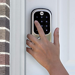 Yale Assure Lock Touchscreen, Wi-Fi Smart Lock - Works with the Yale Access App, Amazon Alexa, Google Assistant, HomeKit, Phillips Hue and Samsung SmartThings, Satin Nickel