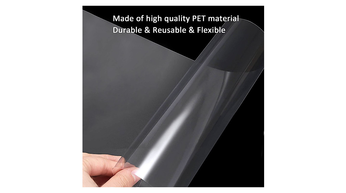 15 Pack Mylar Stencil Sheets for DIY Craft Projects