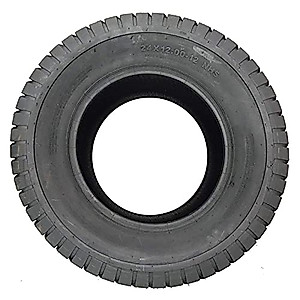 MOTOOS Set of 2 24x12.00-12 Lawn Mower Tractor Turf Tires 24x12x12 6PR for Lawn Garden Mower Tubeless Tires