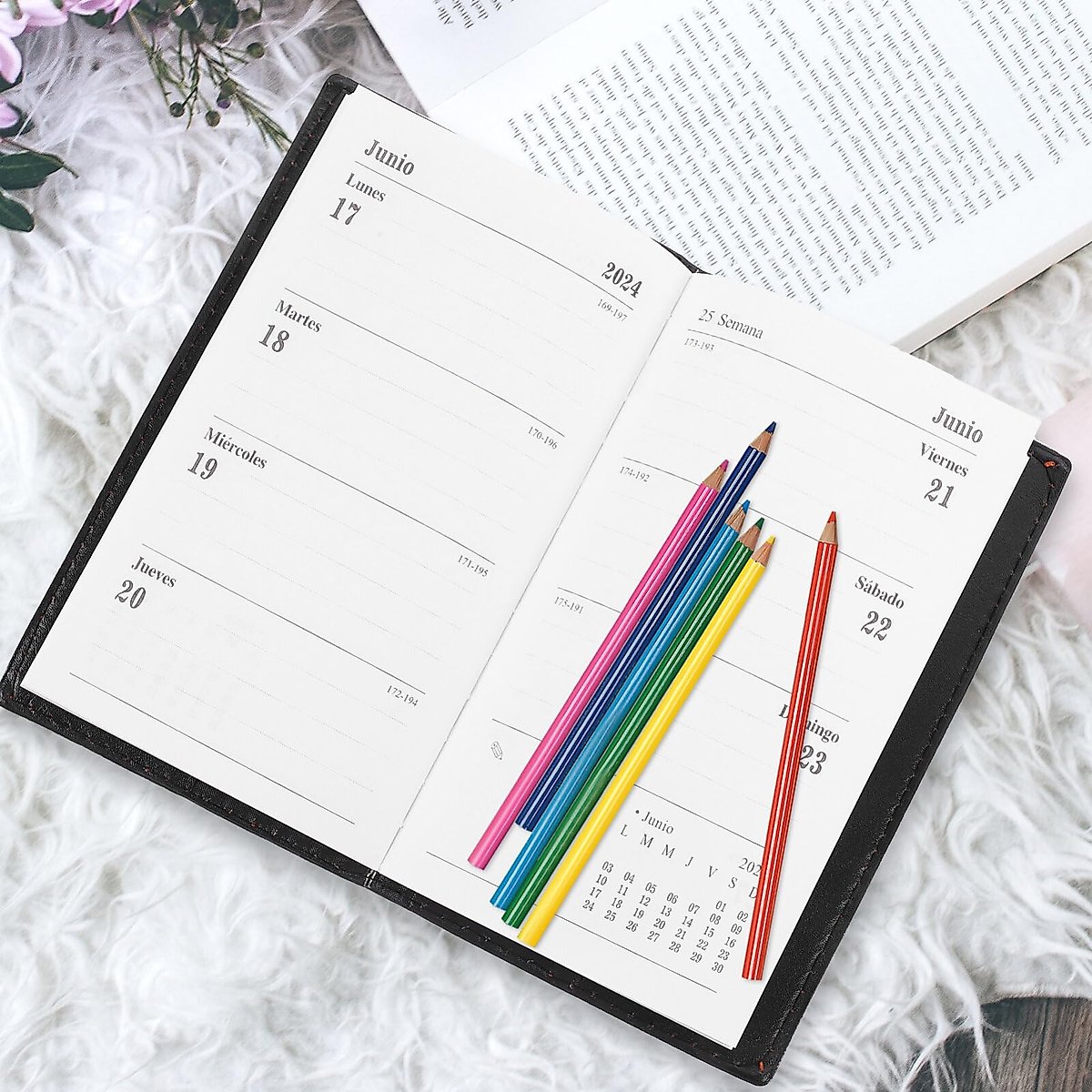 MAGICLULU Notebook Calendar Work Calendar Date Calendar Academic Planner Schedule Planner To Do List Notepad Lesson Plan Book Weekly Notepad Date Plan Pad Efficient Schedules Paper