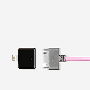 Lightning to 30-pin Adapter，Apple MFi Certified iPhone 8-Pin Male to 30-Pin Female Adapter Charging Sync Converter Connector Compatible iPhone 13/13P/12/11/X/8/7/6P/5S/5/iPad/iPod (No Audio)