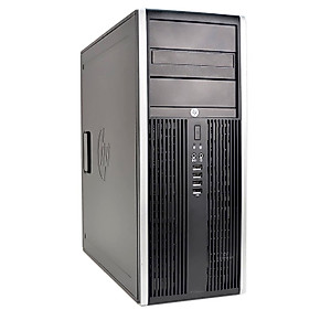 HP Custom Built RGB Lights PC 8300 Tower Desktop Computer Intel Core i5-3470 3.20GHz 16GB RAM 256GB SSD, Windows 10, Keyboard & Mouse Wi-Fi (Renewed)