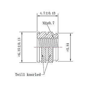 initeq] Qty 20 M4-0.7 Threaded Heat Set Inserts for 3D Printing
