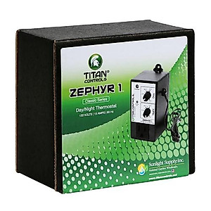 Titan Controls Day/Night Temperature Controller, Single Outlet, 120V - Zephyr 1