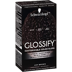 Schwarzkopf Glossify Customizable Color Gloss, Ash Brown