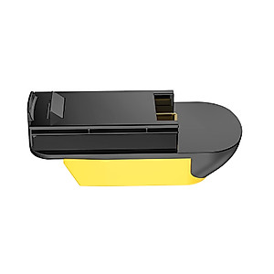 X-Adapter 1x Adapter Only Fits Black & Decker Old 18v Cordless Tools Compatible with DeWalt 20v MAX XR DCB205 Slider Lithium Batteries - Adapter Only, (DW-OLD 18BD)