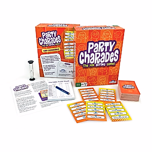 Party Charades - Outset Media, The Fun Acting Party Game, Team-vs-Team, Family Game Night, Ages 10+, 2+ Teams