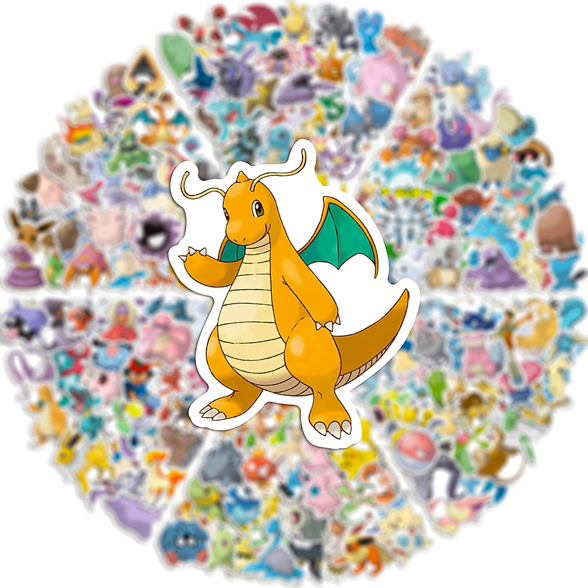 300 PCS Cute Cartoon Anime Stickers Cool Cartoon Stickers for Water Bottles,Laptop,Phone,Skateboard,Bicycle