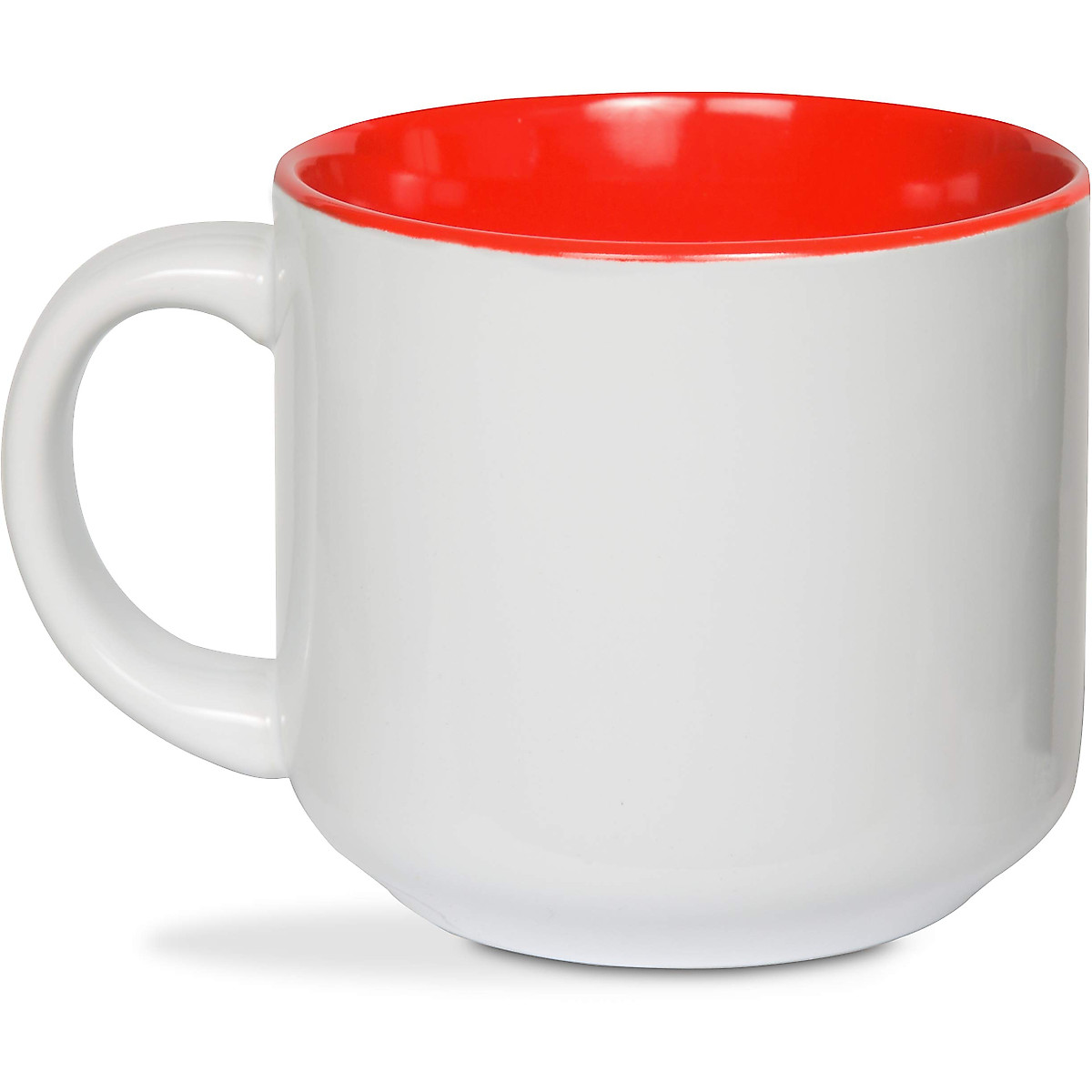 Pavilion Gift Company Blobby Dog-Mom I Woof You Ceramic Coffee Mug, Red