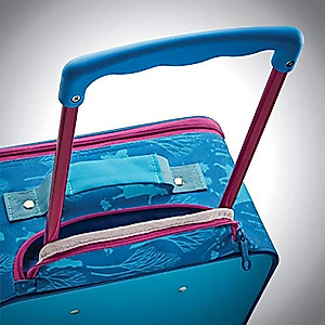 American Tourister Kids' Disney Softside Upright Luggage, Telescoping Handles, Frozen Destiny, Carry-On 18-Inch