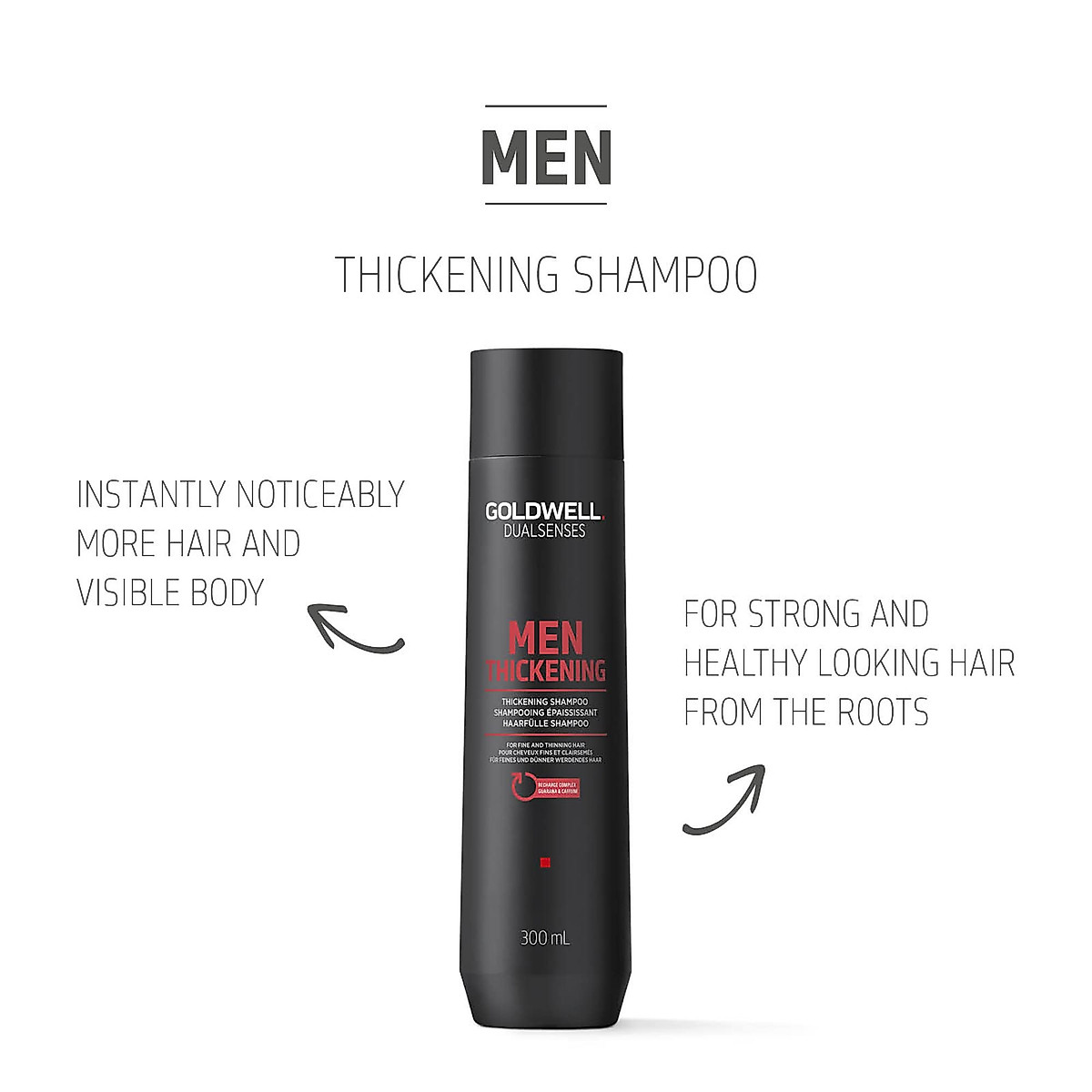 Goldwell Dualsenses Men Thickening Shampoo 300mL , 10.14 Fl Oz (Pack of 1)