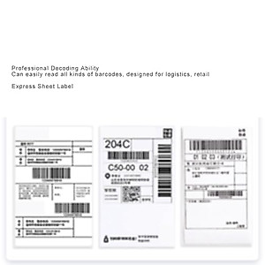 Handheld Barcode Scanner, IP65 Waterproof, 4GB RAM 64GB ROM, 4G BT Connection, 5.5 Inch Color Full Screen, 1D 2D NFC