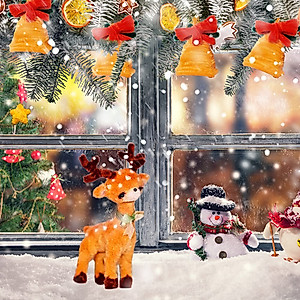 180 Pieces Pipe Cleaners Chenille Stem, Orange Craft Pipe Cleaners, 11.8inch Christmas Pipe Cleaners Chenille Stems for DIY Art Crafts Decorations Supplies (Golden)