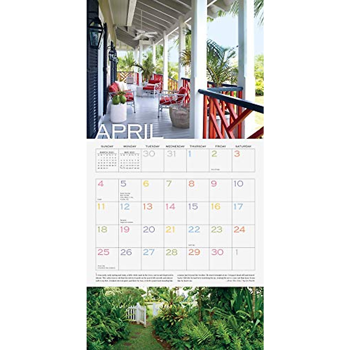 Out on the Porch Wall Calendar 2021