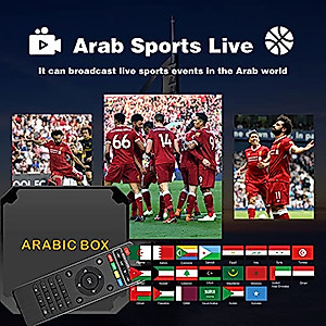 BOMIX 2023 Arabic TV Box Arabic Box with Thousands of Shows in HDR Image Quality in Portable Box with 64bit ARM
