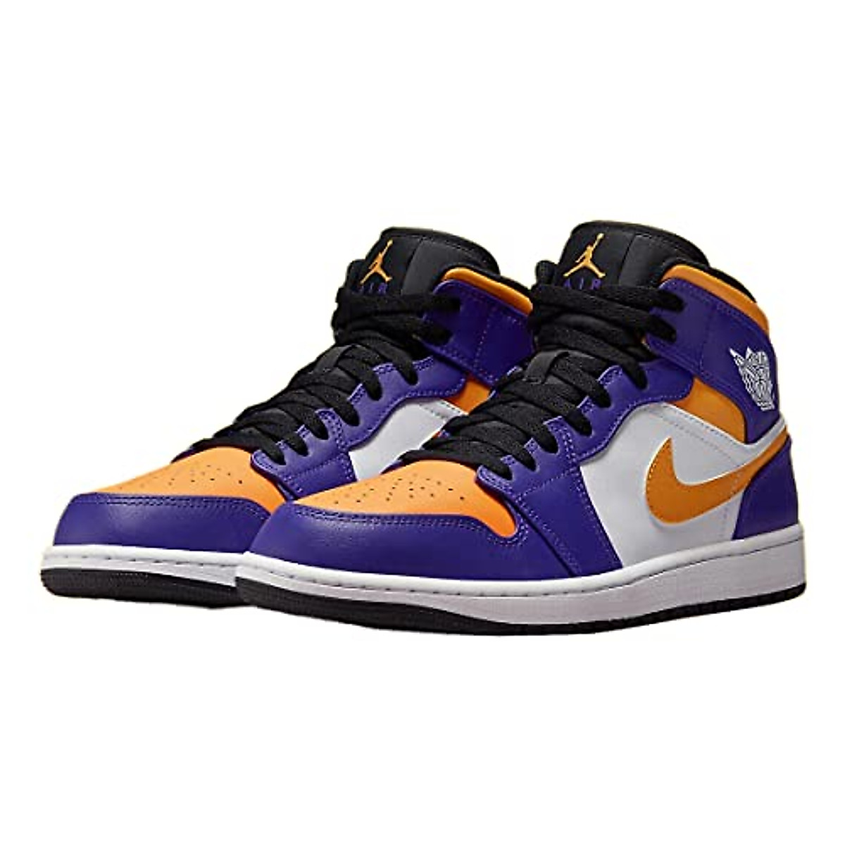 Jordan Mens Air Jordan 1 Mid DQ8426 517 Lakers - Size 8.5
