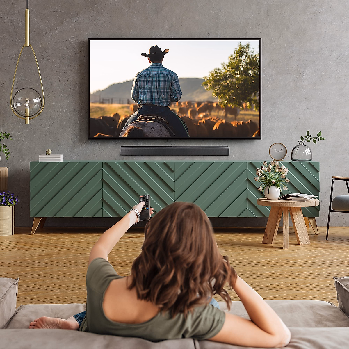 Universal Soundbar Wall Mount Bracket, Adjustable, Compatible with Most Brands, Includes All Mounting Hardware, Black