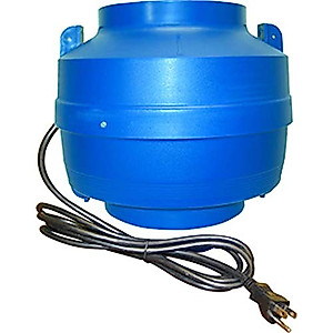 Suncourt Centrax TF104-CRD In-Line Centrifugal Duct Booster Fan (4 inch) with Button Control, Improved Air Flow for Better Indoor Heating and Cooling