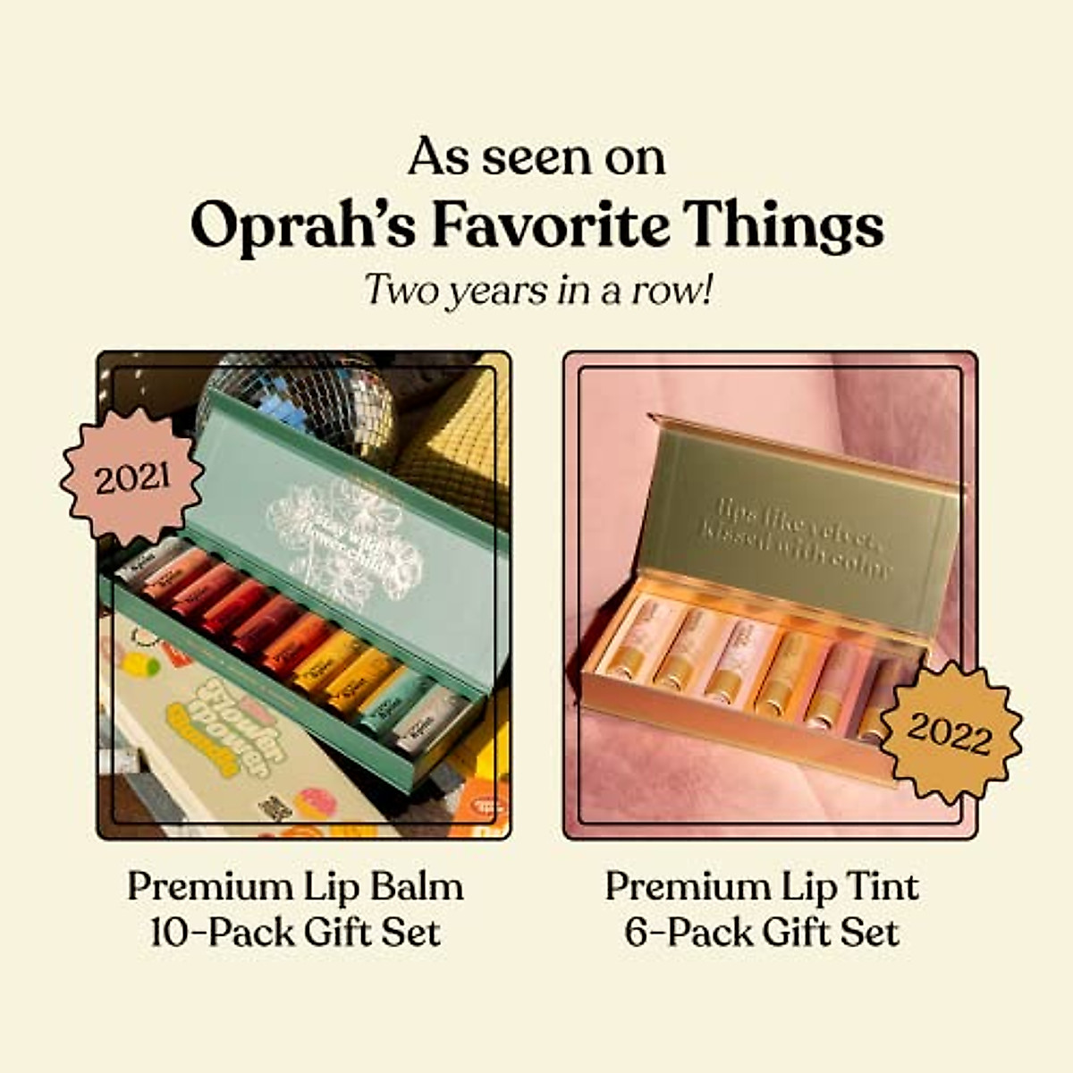 Jumbo Lip Balm Gift Set (3-Pack, Top Flavors) | Poppy & Pout All Natural Lip Balms & Moisturizers | Hydrates with Beeswax, Vitamin E, Organic Coconut Oil | Cruelty-Free | Recyclable Cardboard Tube