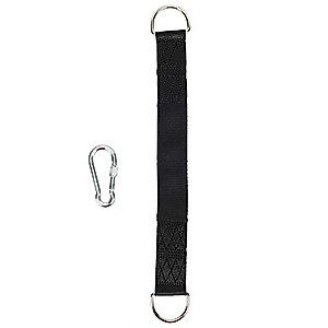 Heavy Duty Plastic Tree Swing,Disc Rope Swing with Leg Protectors,Additions & Replacements for Outdoor Tree Backyard Playground Swing (Yellow)