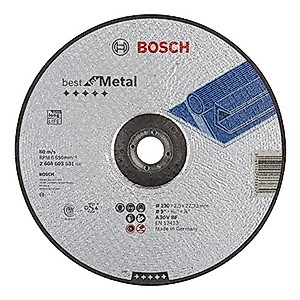 Bosch 2 608 603 531 - Best for Metal Double Layer Cutting Disc - A 30 V BF, 230 mm, 2.5 mm (pack of 1)