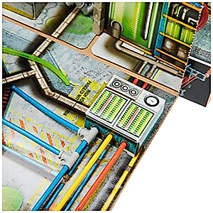 HEXBUG JUNKBOTS Small Factory Habitat Sector 44 Research Lab, Surprise Toy Playset, Build and LOL with Boys and Girls, Toys for Kids, 200+ Pieces of Action Construction Figures, for Ages 5 and Up