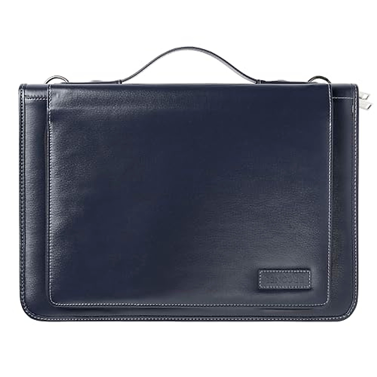 Broonel Blue Leather Laptop Messenger Case - Compatible with HP EliteBook 865 G9 16" WUXGA Laptop